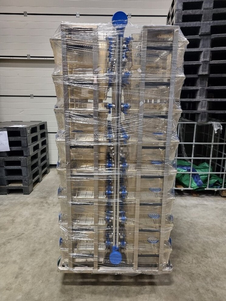 Tecniplast – Tecniplast Blueline IVC TYpe 1284, Double rack for 96 ...